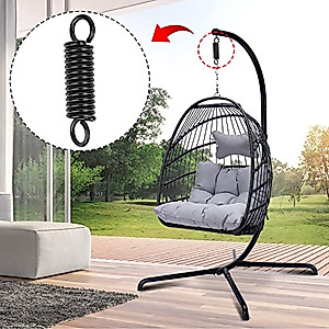 nodfosprr Hammock Spring Heavy Duty Swing Hanging Hook for Chair Porch Yoga Tree Sandbag,500lbs Weight Capacity…