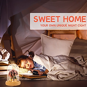 IEKEODI Make Your Own Magic Night Light, DIY Night Light Kit for Girls,Arts and Crafts Nightlight Project Novelty for Girls Ages 6-8