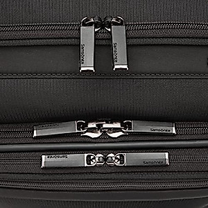 Samsonite Lineate DLX Softside Expandable Luggage with Spinner Wheels, Black