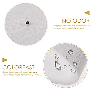 Cabilock Box ring tray core black earrings travel accesories black foam padding jewelry insert sponge black ring insert ring displays for selling earring organizer sponge tray foams pad