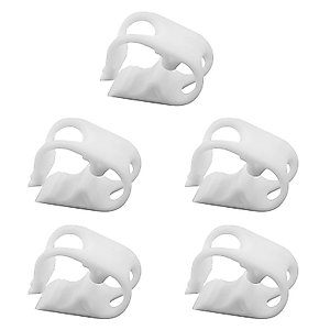 Unlorspy 5Pcs Plastic Tubing Clamps Adjustable 1/8"-1/4" Plastic Hose Clamp, Laboratory Pinch Valve for Tubing 3-6mm