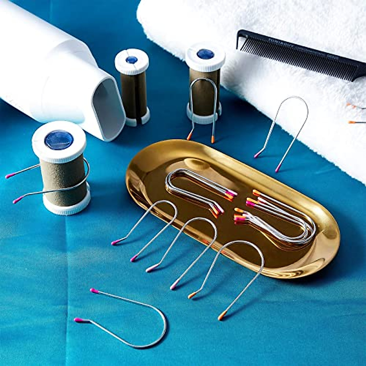 20 Pieces Assorted Hot Roller Clips Replacements, Fits Most Sized Rollers Curlers (Large, Medium, Small)