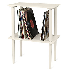 Victrola Innovative Technology Record Stand Turntable White (VA-30-WHT)