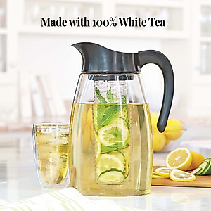 The Republic of Tea Emperor's 100% White Tea, Zero Calorie, Sugar-Free, Carb-Free, 50 Tea Bag Tin