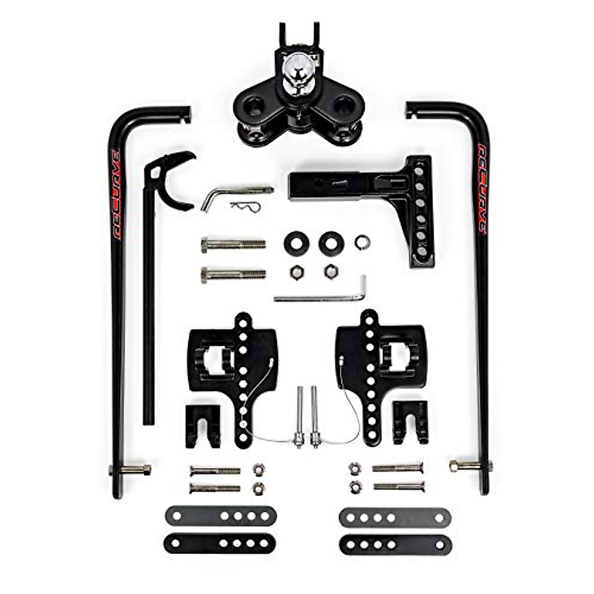 Camco Eaz-Lift ReCurve R3 800lb Weight Distribution Hitch | Features 1,000lb Max Tongue Weight Rating, 2-5/16-inch Ball has a 15,000lb Max Rating, and Adjustable Sway Control | (48782)