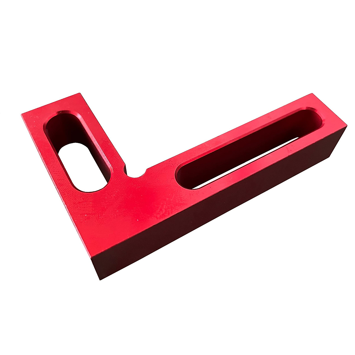 Lkonwee 90 Degree Mini Positioning Square, Small Pocket Right Angle Clamps Woodworking Carpenter Tool, Check Square on Carpenter Cutting Tools (Red)