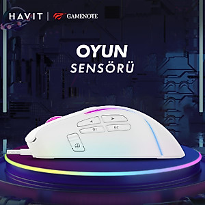 havit MS1033 Gaming Mouse (White)