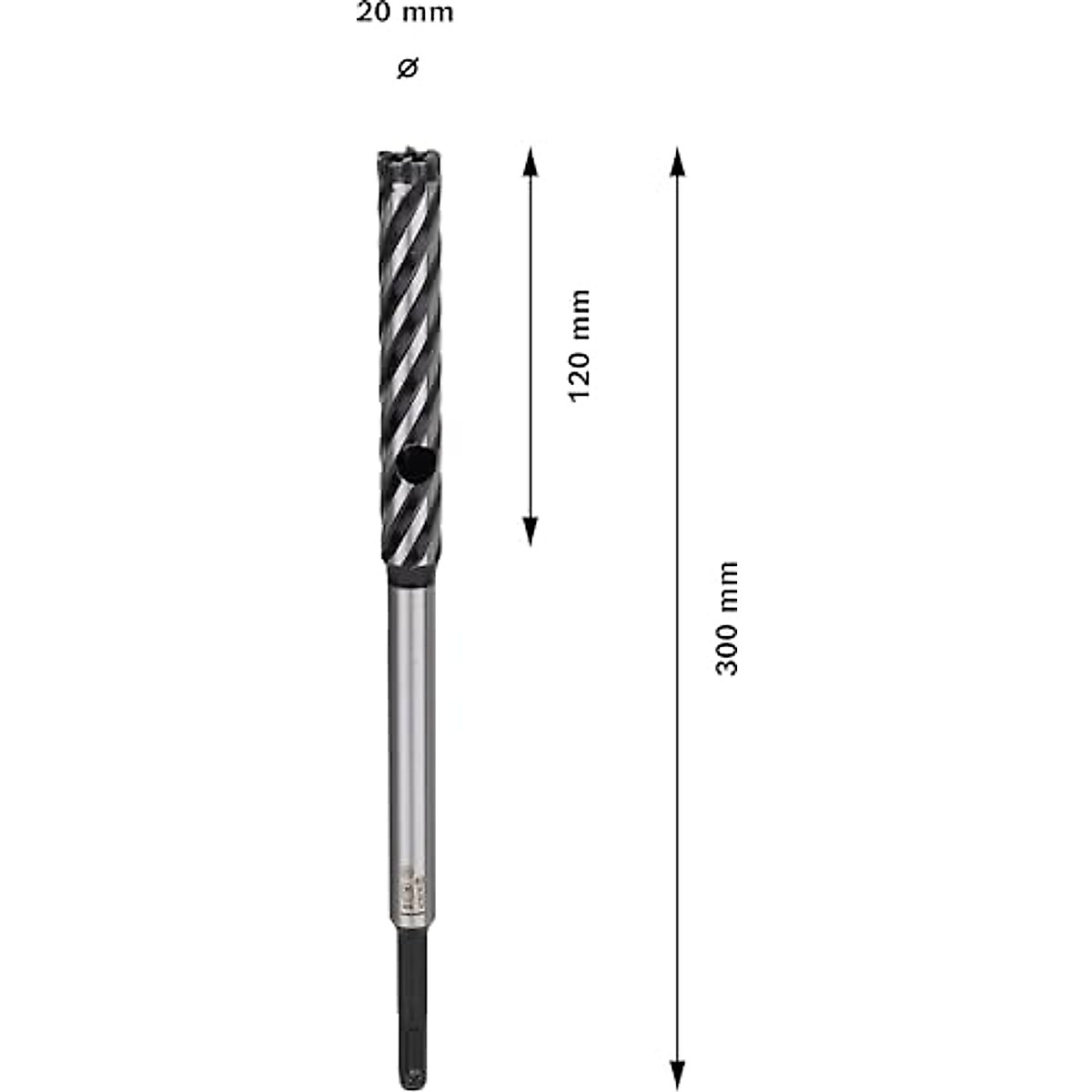 Bosch 2608586996 Four Cutter "Rebar Cutter" Sds-Plus 20mmx4.72inx11.81In