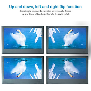 ELECROW Small Monitor 7 Inch Mini Monitor LCD Screen 1024x600 Compatible with PC Laptop CCTV Gaming Console