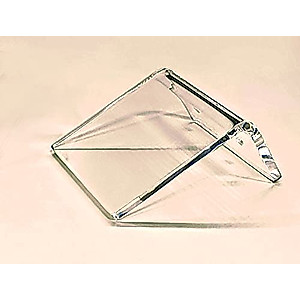 4" Long Clear Floating Shelf (6" deep)