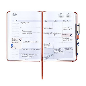 Busy B 17 Month 2018-19 Mid Year Diary - Week-to-View Agenda with timetables and Notes