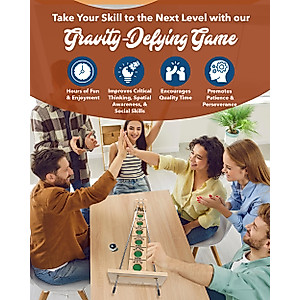 WE Games Shoot the Moon - Solid Wood, 18 in.