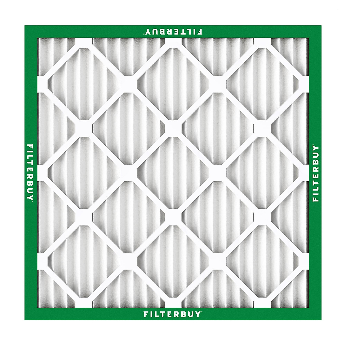 Filterbuy 14x14x1 Air Filter MERV 8 Dust Defense (4-Pack), Pleated HVAC AC Furnace Air Filters Replacement (Actual Size: 13.75 x 13.75 x 0.75 Inches)