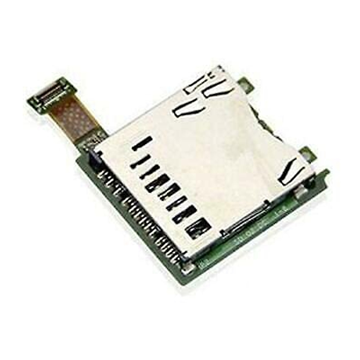 SD Memory Card Reader Slot Socket Tray with PCB Board Flex Cable Connection Replacement Compatible with Nintendo 3DS (2pcs)