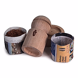 Carrot Design Newspaper Pot Maker for DIY Biodegradable Seedling Starter Pots