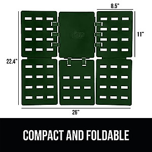 Gorilla Grip Shirt Folding Board, Easy Fast T-Shirt and Clothes Folder, Adult Clothing, Durable Plastic Organizer, Compact for Travel, Laundry Boards, Tshirt Flipfold Tool, Hunter Green