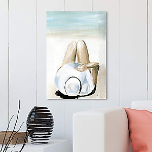 Wynwood Studio Nautical Wall Art Canvas Prints 'Private Island' Coastal Home Décor, 20" x 30", White, Blue