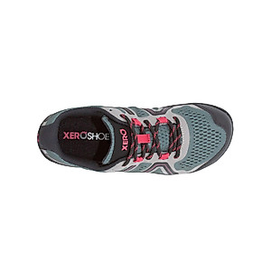 Xero Shoes Women's Mesa Trail Running Shoe - Lightweight Barefoot Trail Runner, Juniper Berry, 6