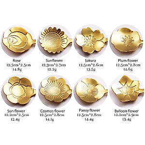 16 Pcs Teaspoon Gold Tea Spoons, ESRISE Stainless Steel Coffee Dessert Spoon, Cute Demitasse Spoon for Stirring Drink Milkshake (Gold)