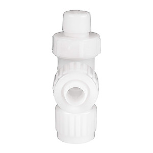 RecPro RV Plumbing Hardware | 06884 | 1/2" Compression Type 2-Way Elbow Stop Valve | 90-Degree Shutoff Fitting | Pex Pipe/Tubing Fittings (2 Fittings)