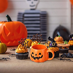 SPEESY Halloween Coffee Mug Pumpkin Coffee Cups Cute Fall Pumpkin Coffee Mug Halloween Coffee Cups Gifts for Women Men