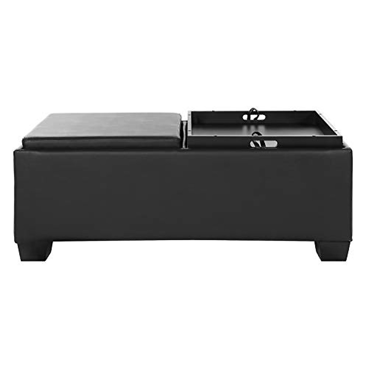 Lexicon Calero Storage Cocktail Ottoman, Espresso
