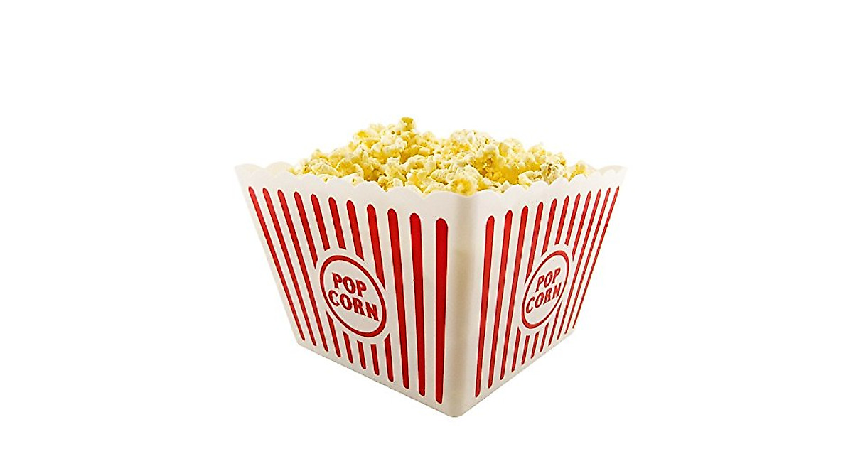 Jumbo Movie Night Popcorn Tubs - Reusable & Durable