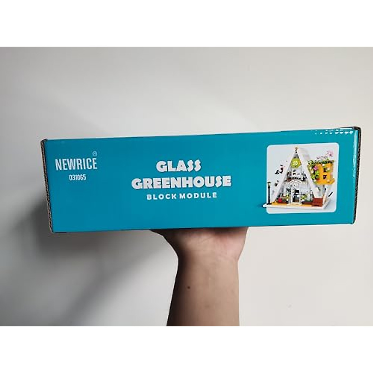 Flower House Architecture Building Set with LED Light,City Flower Store Model Kit,Building Blocks Toy for 15+ Age Teen,Adult (1593 Pieces)