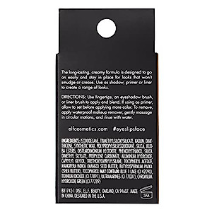 e.l.f. No Budge Cream Eyeshadow, 3-in-1 Eyeshadow, Primer & Liner With Crease-Resistant Color & Stay-Put Power, Vegan & Cruelty-Free, Golden Rays