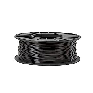 KVP Eco-Friendly PLA 3D Filament 1.75MM Diameter - Dimensional Accuracy +/-0.003mm, 5LB Spool (Black)