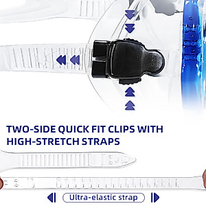 Kids Swim Goggles for Boys Girls Youth Swimming Goggles with Nose Cover Scuba and Silicone Swim Mask Anti-Fog No Leak 180° Panoramic Clear View Tempered Glasses Water Pool Goggles for Teens 6-14 8-12