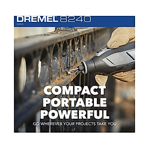 Dremel 8240 12V Lithium-Ion Battery Cordless Rotary Tool with Accessory Bundle (4 Items)