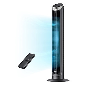 Dreo Tower Fans for Home, 90° Oscillating Fans for indoors & Space Heaters for Indoor Use, Atom One Portable Heater with 70°Oscillation, 1500W PTC Electric Heater with Thermostat