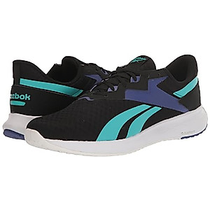 Reebok Men's Energen Lite Running Shoe, Black/Classic Teal/Bold Purple, 10.5