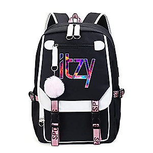 YX&ST Kpop ITZY Backpack Merchandise, ITZY Laptop Backpacks and Casual Backpack