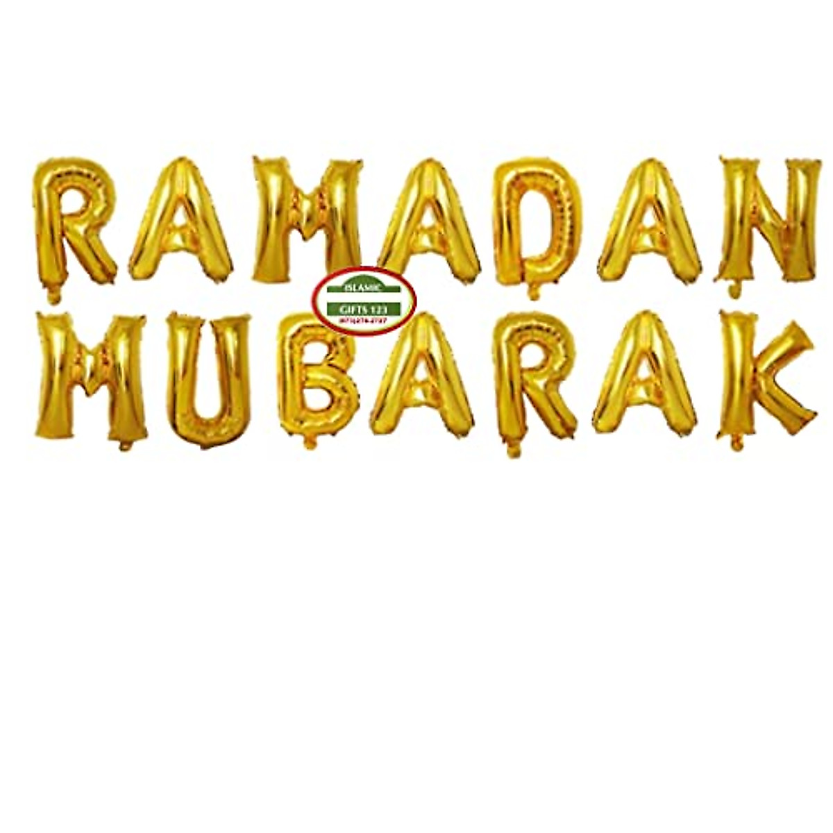 16inch Rose Gold Eid MUBARAK Foil Balloons Party Decoration Supplies Ramadan Decoration Gold EID Balloons For Muslim EID Ballon (RAMADAN Gold)