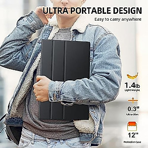 WESTHOD 12" Laptop Monitor Extender, Portable Monitor for Laptop HDMI USB C Portable Screen Extender FHD IPS, Display Travel Gaming Monitor, External Monitor for Laptop PC Mac Phone PS4 Xbox Switch