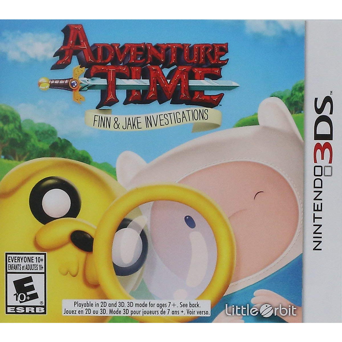 Adventure Time Finn and Jake Investigations 3DS - Nintendo 3DS (Renewed)