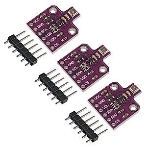 ACEIRMC BME680 Digital Temperature Humidity Pressure Sensor Breakout Board Compatible for Arduino Raspberry Pi ESP8266 3~5VDC BME680 (3pcs)