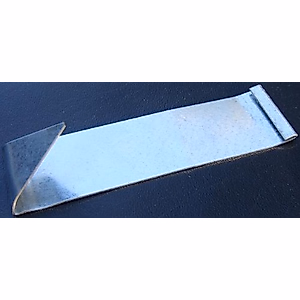 (1) Long Length Amish Handmade Galvanized Siding House Hook Decor Hanger.