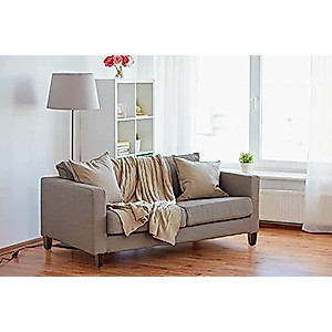 Wood Furniture Legs 5 inch Sofa Legs Pack of 4 Square Brown Couch Legs ,Mid century chair feet,Sofa replacement parts, For Dresser legs Sideboard Recliner couch Circle chair Couch riser Coffee Table