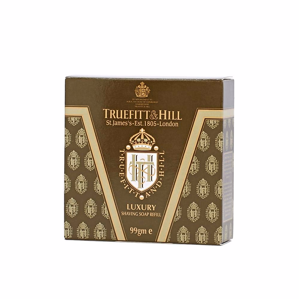 Truefitt & Hill Luxury Shaving Soap Refill for Acacia Wood Bowl - Traditional - Hydrating, Rich Lather for a Closer, Smoother Shave, Gentle on Sensitive Skin, Perfect for Refills - 3.3 oz.