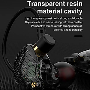 Gaweb Earphones, 1 Set QKZ SK3 Earbud Wired Lightweight TPE Universal Earbud for Computer - Multicolor