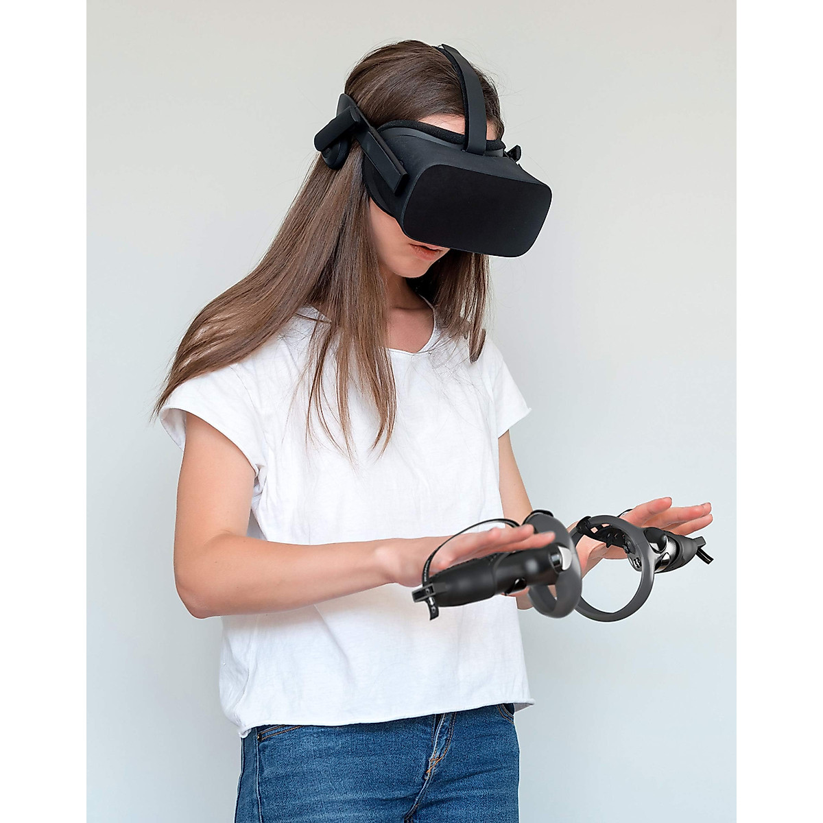 Skywin- Grip For Controllers - Anti Drop Touch Controller Grips, Compatible with Oculus Quest 2, Oculus Rift S, HTC Vive, and PlayStation VR controllers
