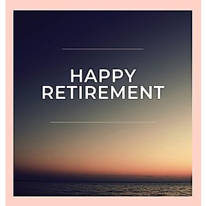 Happy Retirement Guest Book (Hardcover): Guestbook for retirement, message book, memory book, keepsake, retirement book to sign