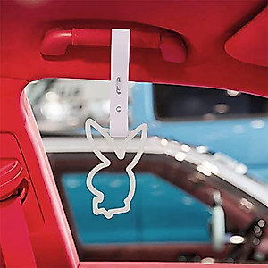 Playboy Bunny Shaped Glow in the Dark Green JDM TSURIKAWA Subway Bus Handle Strap Charm Drift