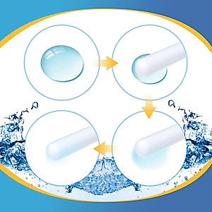 NUHUi 14 Pcs Lab Desiccant Moisture Drying Stick Consumables Can be Reused, Excellent Water Absorption Performance Lab Consumables Absorbent Paper Towels Can be Used at Home
