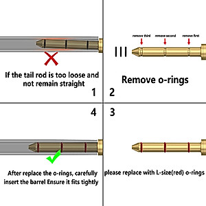 Tipfun .22LR Red Laser Bore Sight End Barrel Laser Boresighter Easy to Fit Revolvers Pistols Rifle and Air Guns