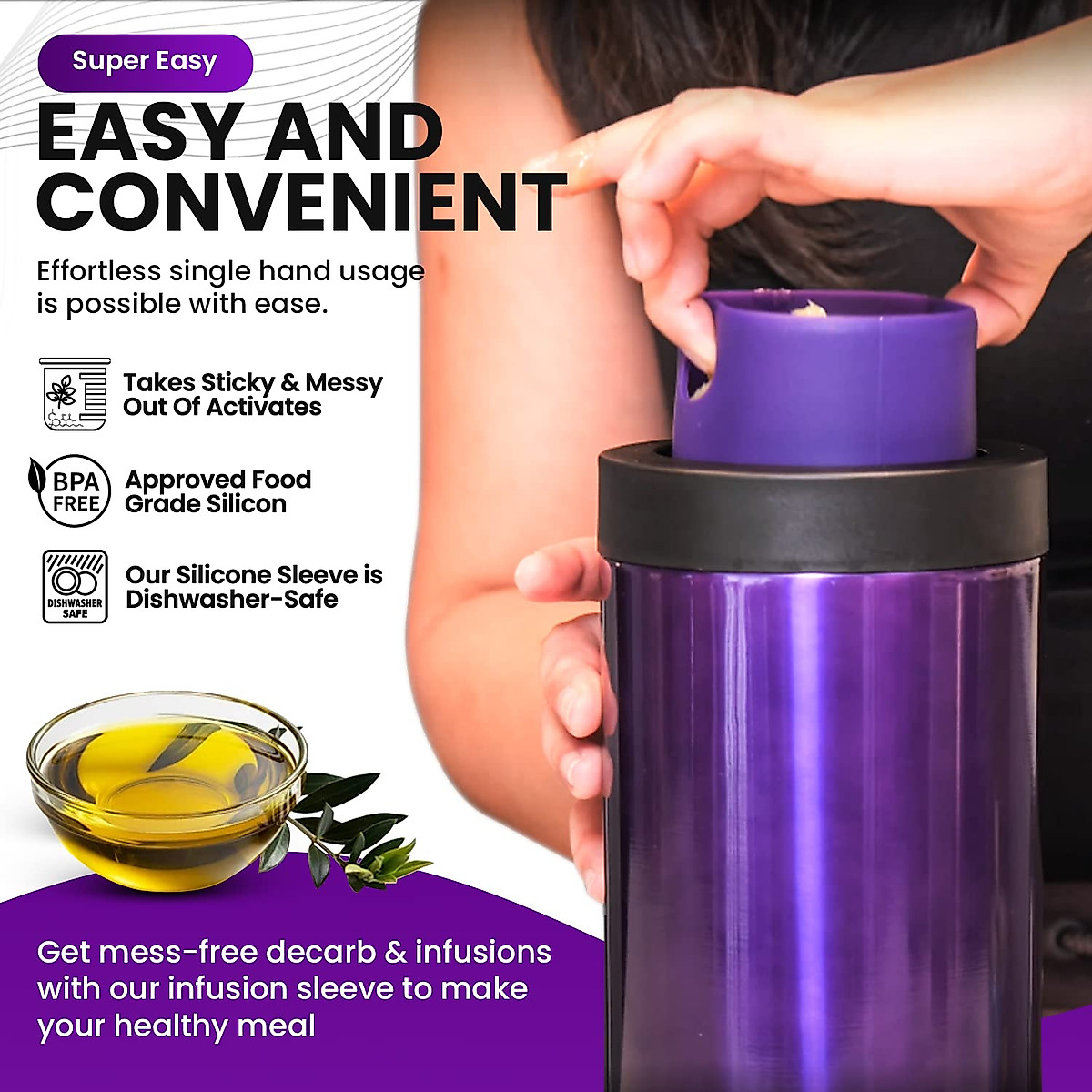 Ardent FX Silicone Concentrate and Infusion Sleeve BPA-free Designed to Make the Decarb and Infusing Process Easier