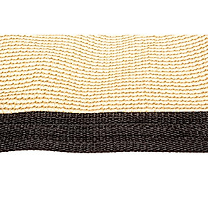 Be Cool Solutions 70% Brown Outdoor Sun Shade Canopy: UV Protection Shade Cloth| Lightweight, Easy Setup Mesh Canopy Cover with Grommets| Sturdy, Durable Shade Fabric for Garden, Patio & Porch 6'x12'